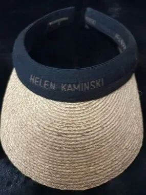 Helen Kaminski | Accessories | Helen Kaminski Natural Straw Visor With ...